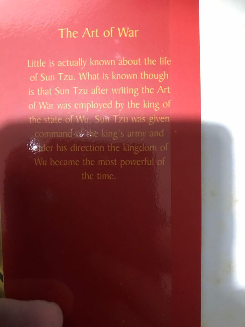 Sun Tsu- The art of war, Hobbies & Toys, Books & Magazines, Assessment Books on Carousell