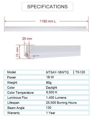 T5 LED tube and T5 Fixture, Commercial & Industrial, Construction ...