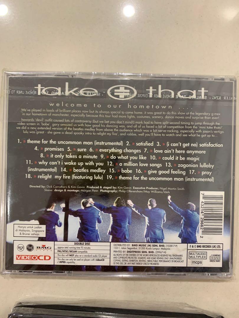 Take That concert DVDs and VCDs, Hobbies & Toys, Music & Media, CDs ...
