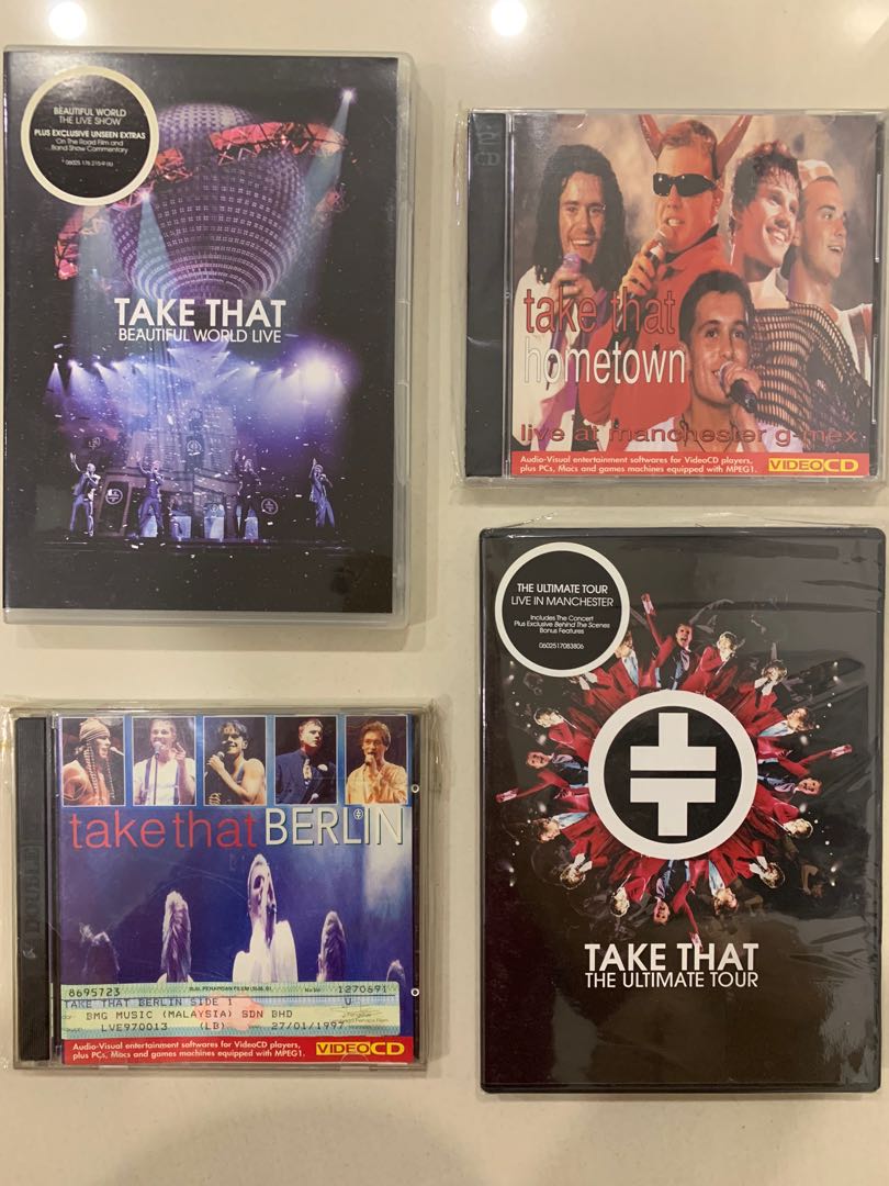 Take That concert DVDs and VCDs, Hobbies & Toys, Music & Media, CDs ...