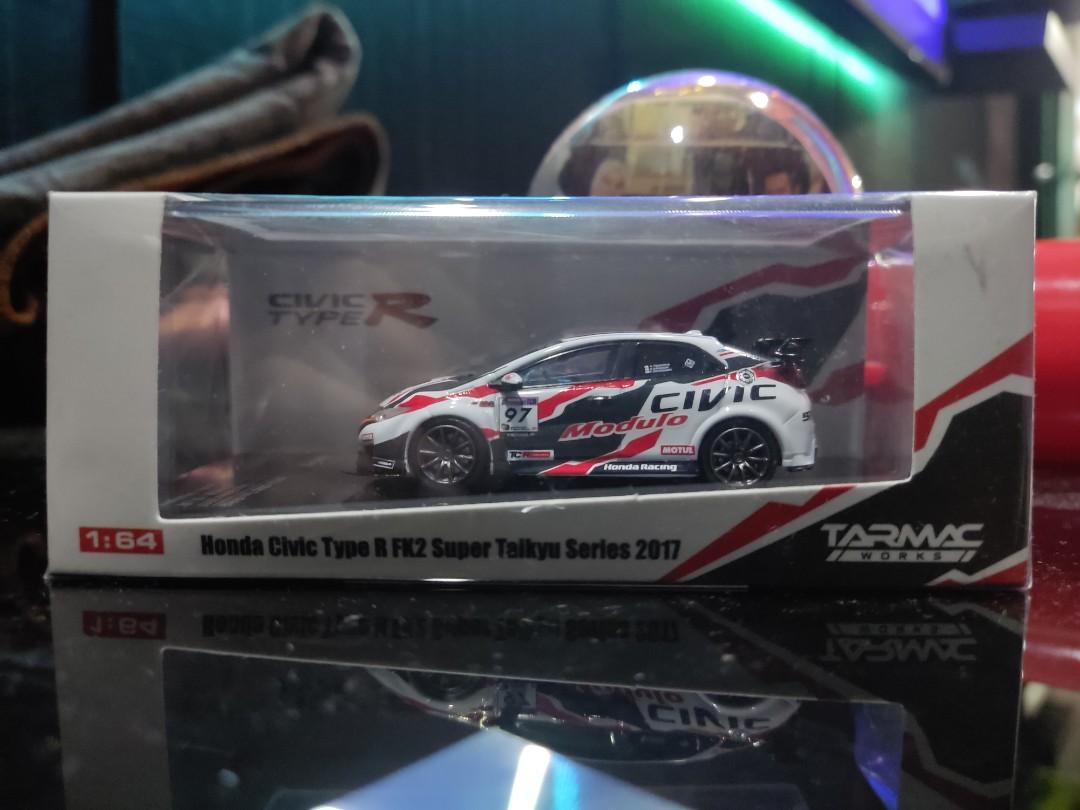 TARMAC WORKS 1/64 HONDA CIVIC TYPE R FK2 SUPER TAIKYU SERIES 2017 ...