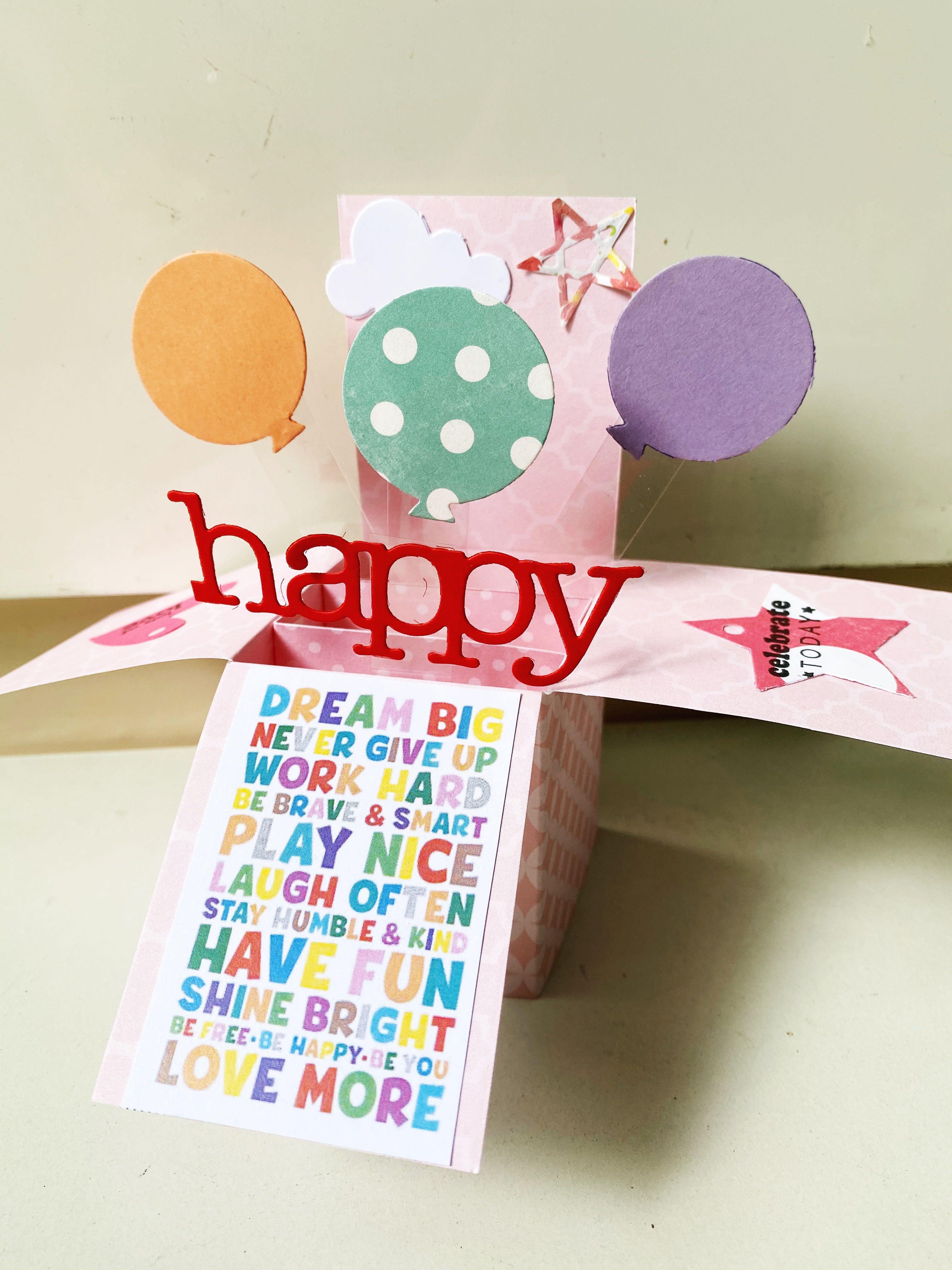 Thank you teacher day interactive pop up card, Hobbies & Toys ...