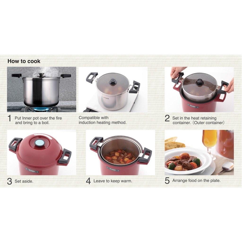 Tiger 4.5L Thermal Magic Cooker, TV & Home Appliances, Kitchen ...