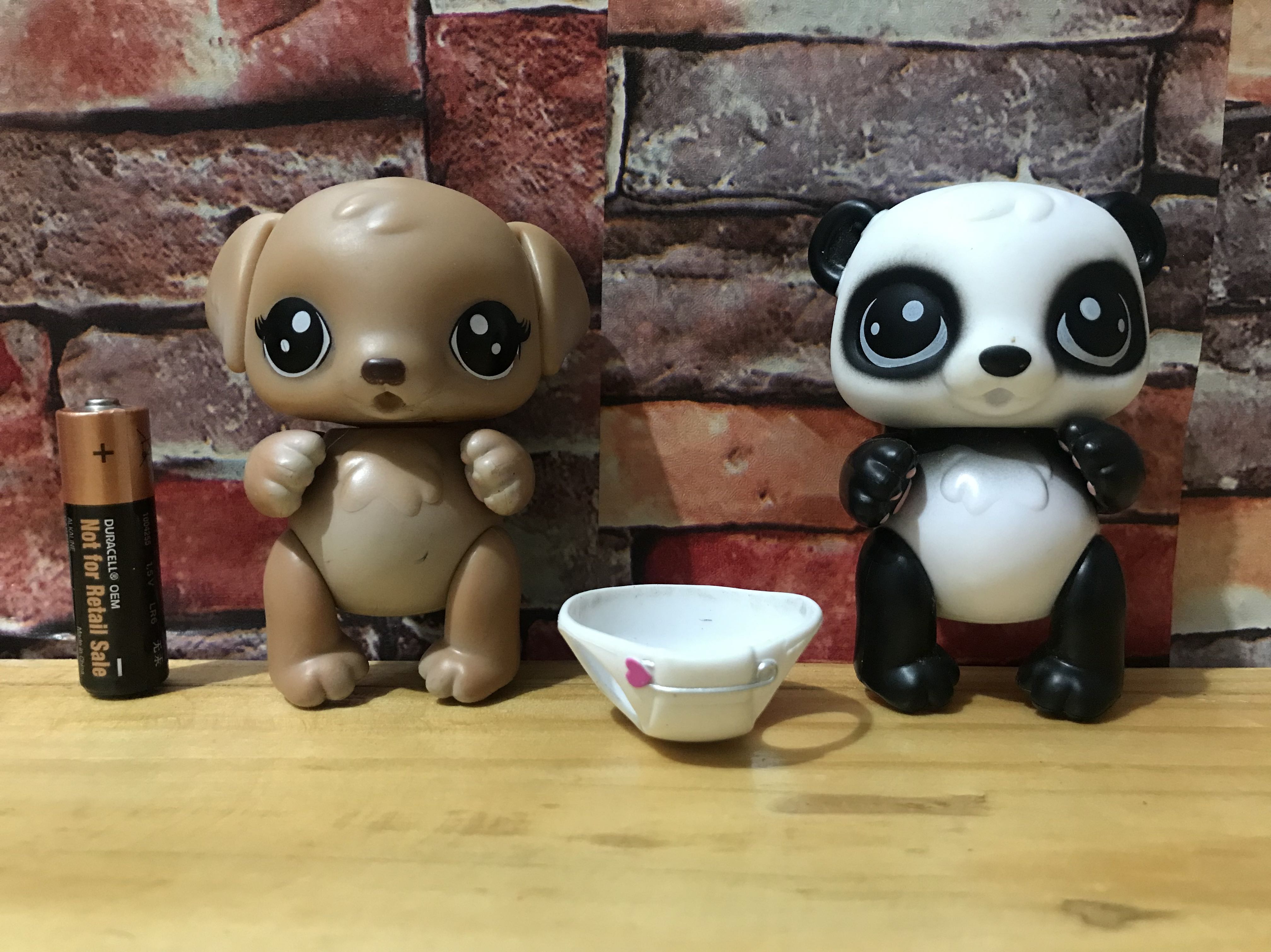 TLC Kritters puppy and panda bundle with diaper toy, Hobbies & Toys ...