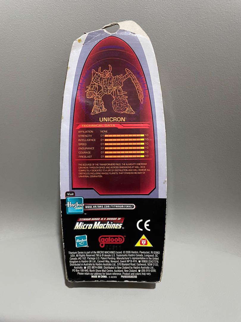 Transformers Unicron Micro Machine Die Cast Series, Hobbies & Toys ...