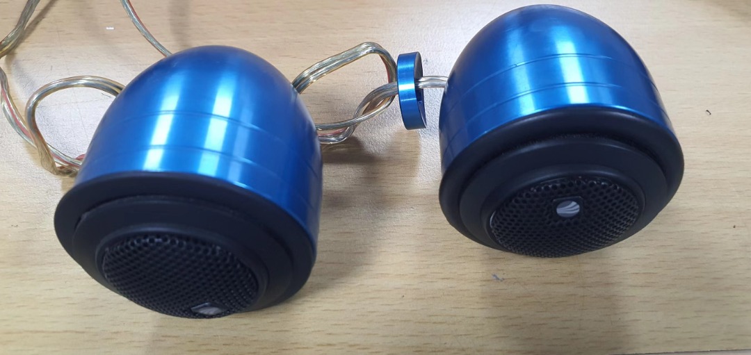 Tweeter holder plus tweeter, Car Accessories, Accessories on Carousell