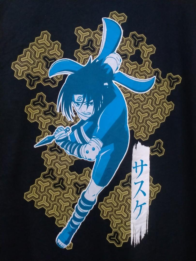 uchiha sasuke Shirt naruto official merch, Men's Fashion, Tops & Sets ...