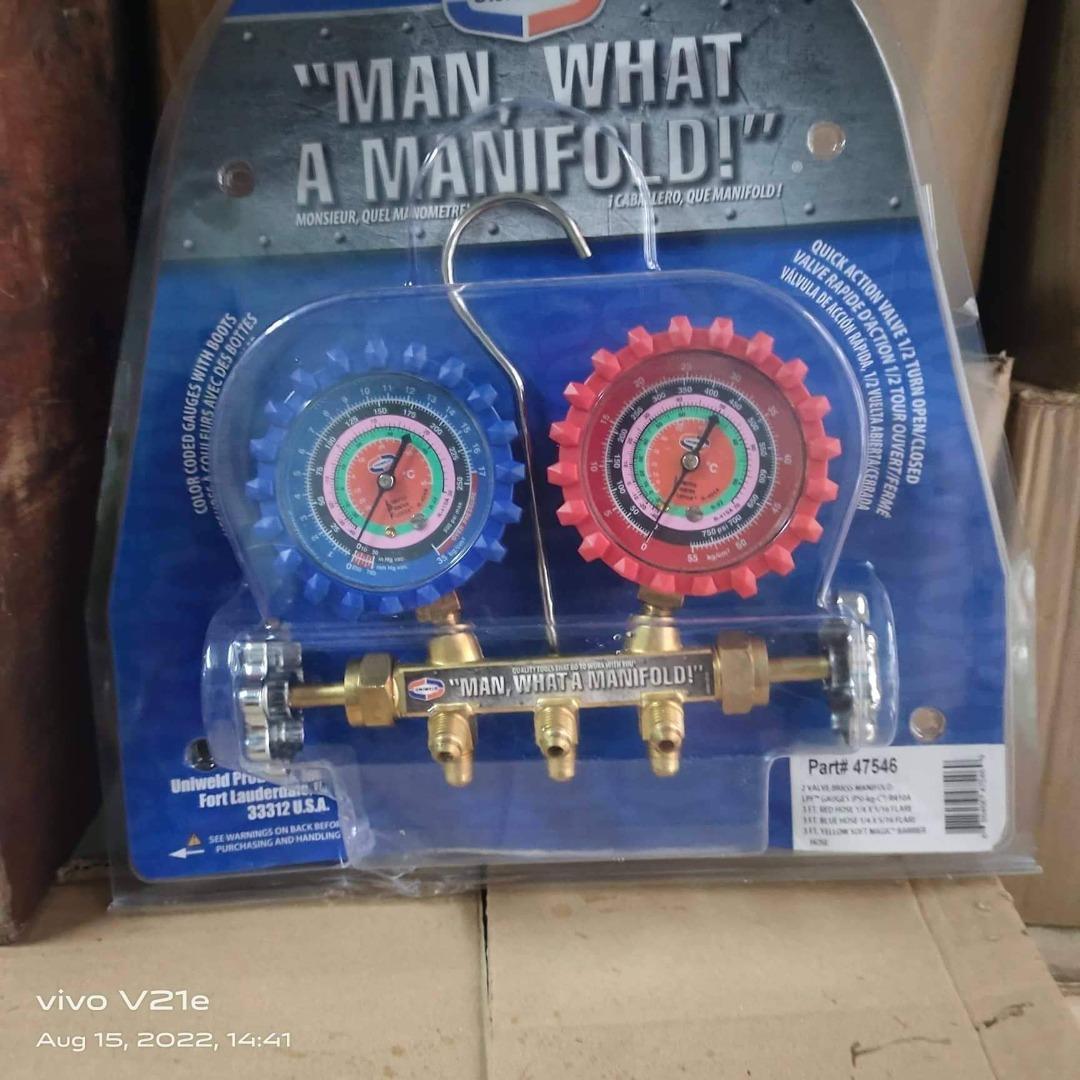 Unweld Manifold Gauge, Commercial & Industrial, Industrial Equipment on ...