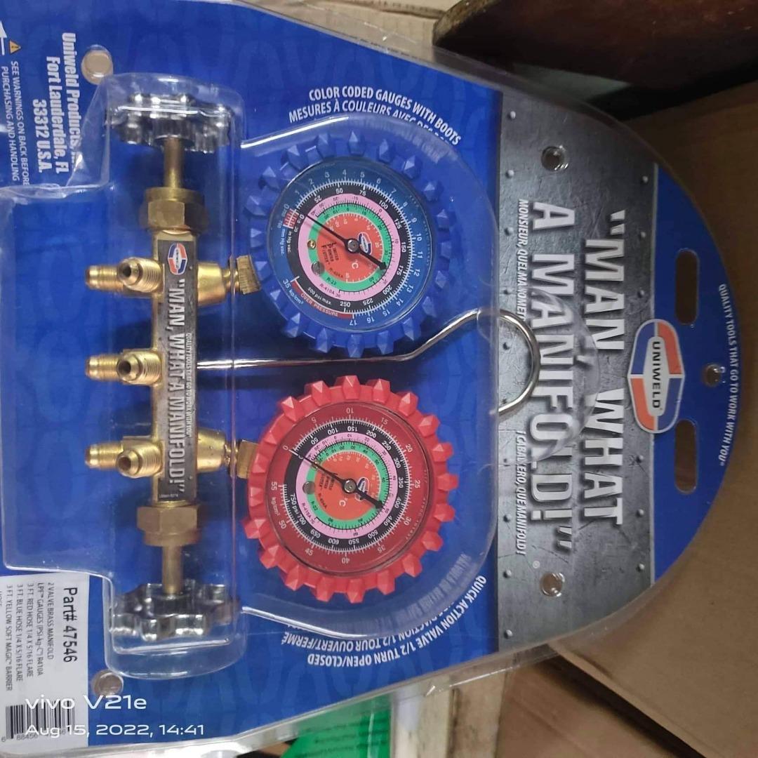 Unweld Manifold Gauge, Commercial & Industrial, Industrial Equipment on ...