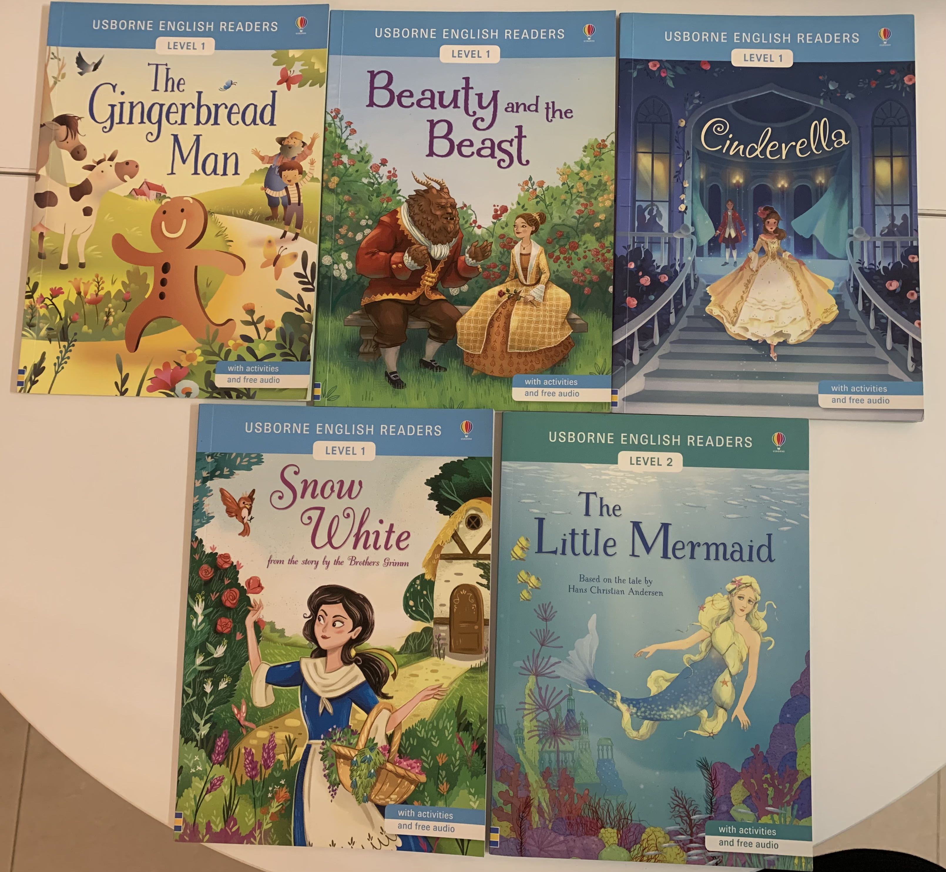 Usborne English Readers Level 1-2, 興趣及遊戲, 書本 & 文具, 小說 & 故事書 - Carousell