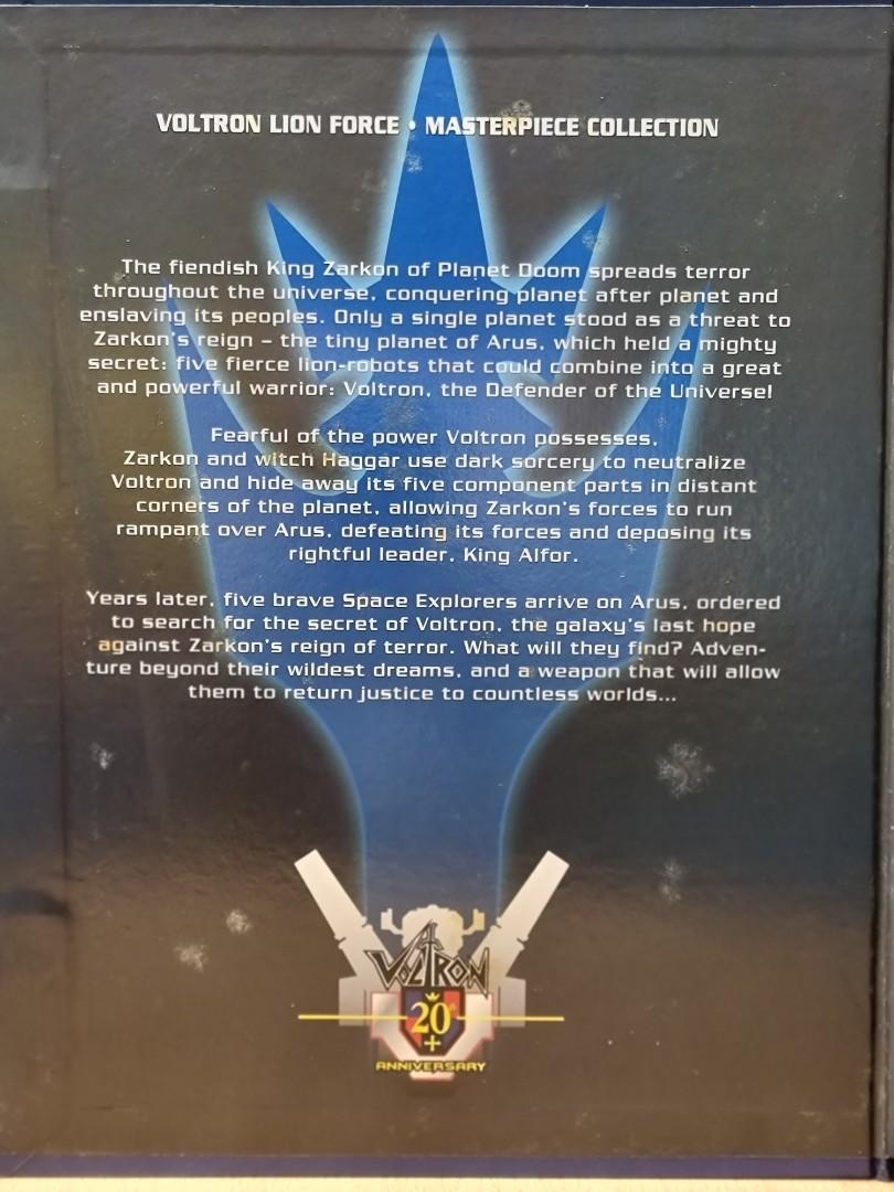 Voltron 20th Anniversary Limited Edition by Toynami, Hobbies & Toys ...