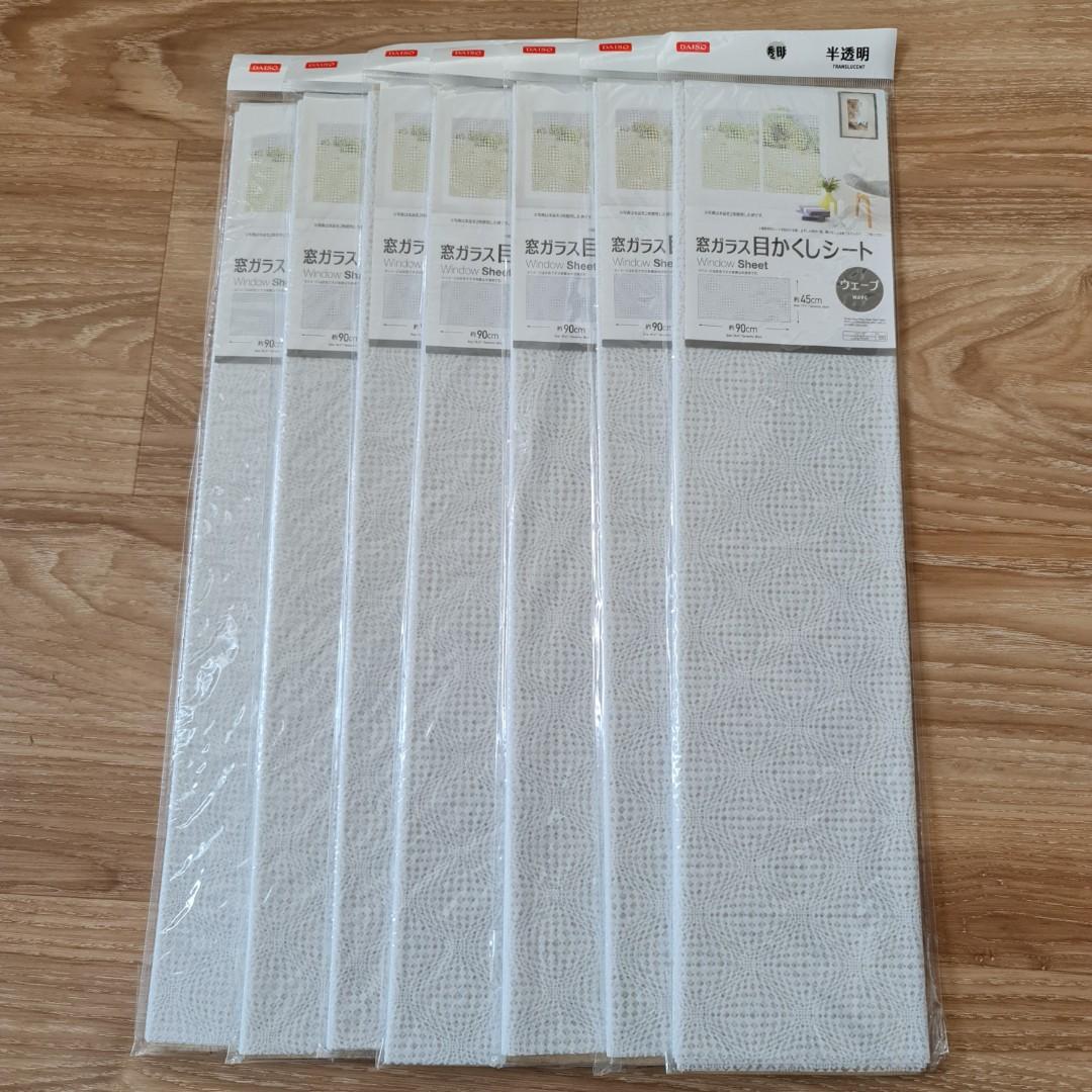 Window sheet Daiso, Furniture & Home Living, Home Decor, Other Home ...