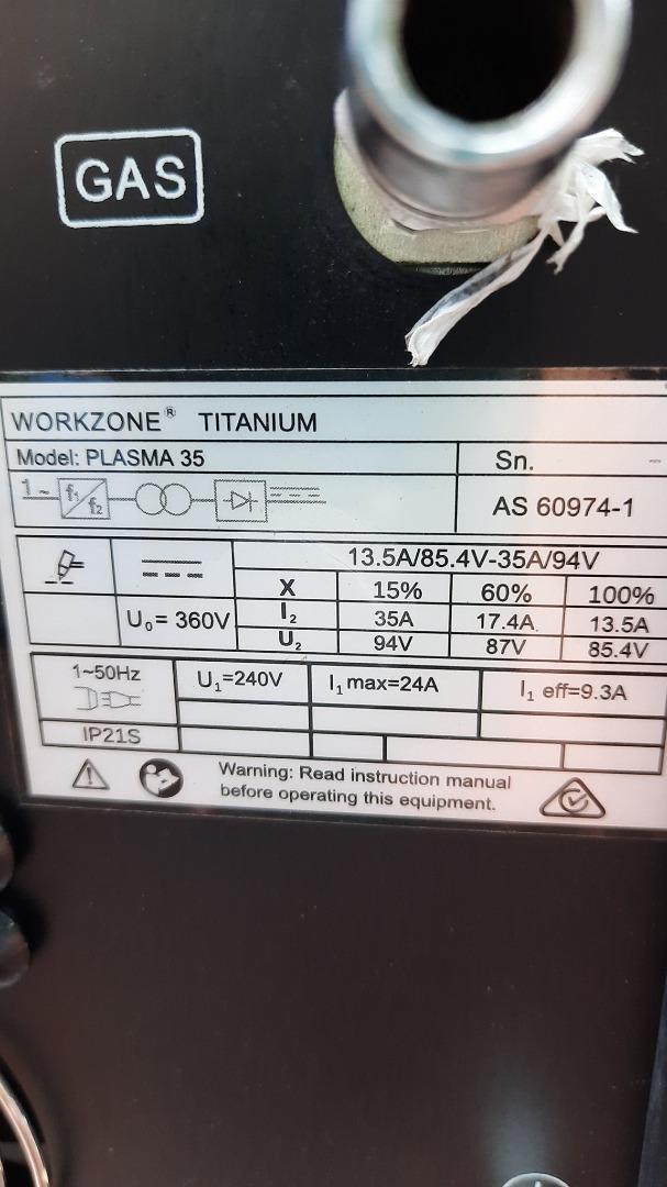 Workzone Plasma Cutter Plasma35, Furniture & Home Living, Home ...