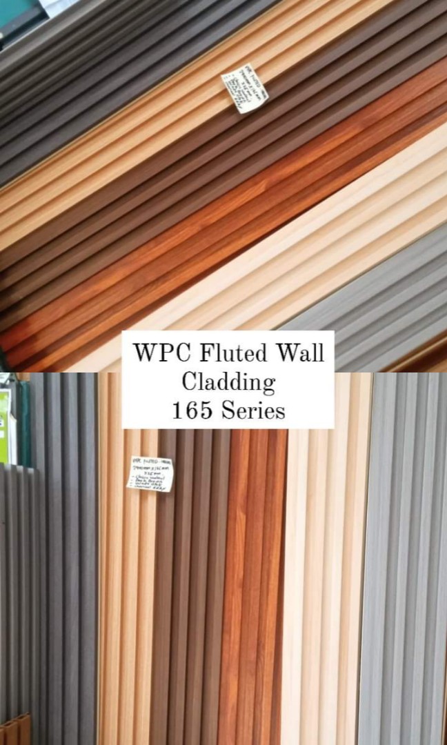 WPC FLUTED WALL CLADDING 165 SERIES-INDOOR USE, Commercial & Industrial ...