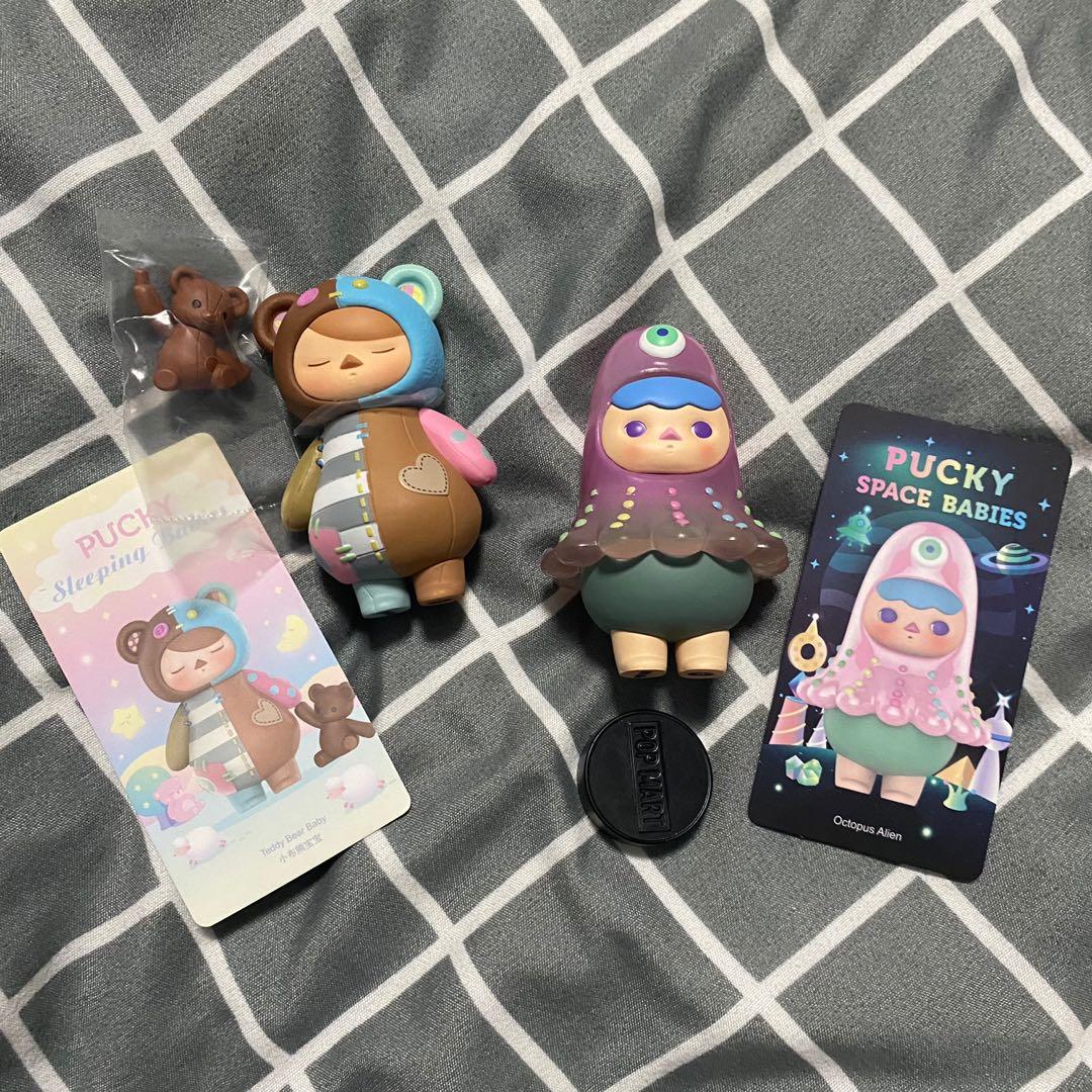 WTS/WTT Popmart Pucky Space Babies & Sleeping Babies, Hobbies & Toys ...