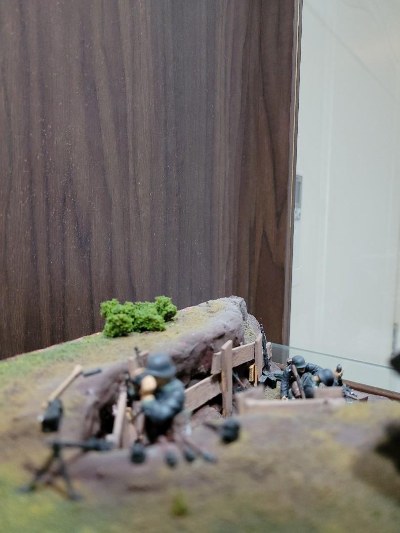 WWII 1/35 Scale German Defensive Position Diaroma. FLAK 8.8cm Forces of ...