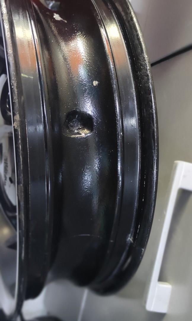 YAMAHA AEROX V1 RIM SET, Motorbikes, Motorbike Parts & Accessories ...