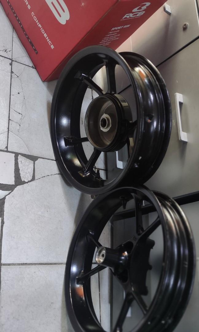 YAMAHA AEROX V1 RIM SET, Motorbikes, Motorbike Parts & Accessories ...