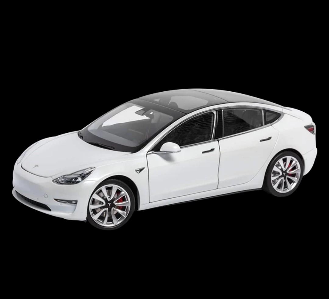 1:18 1/18 Tesla Model 3 M3 display model car, Hobbies & Toys, Toys ...