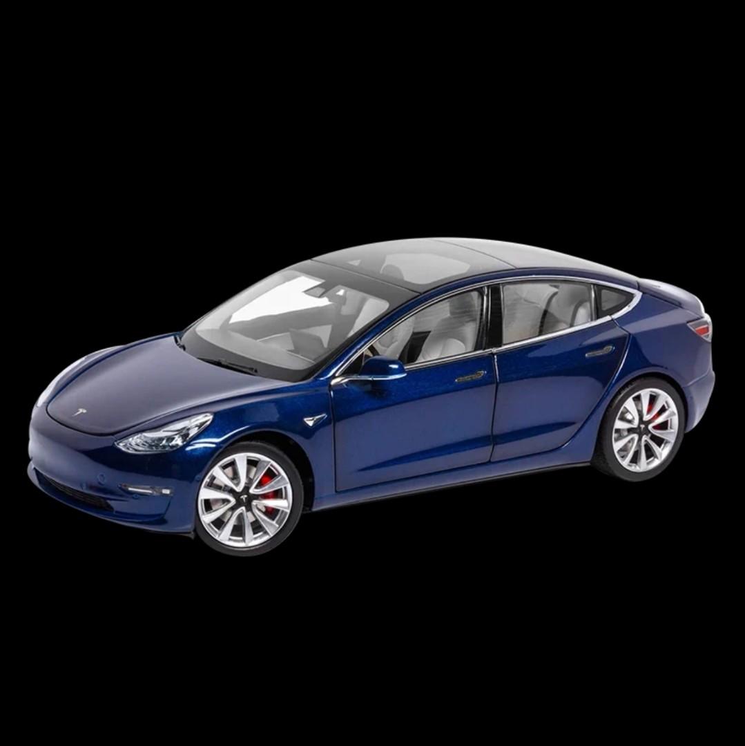 1:18 1/18 Tesla Model 3 M3 display model car, Hobbies & Toys, Toys ...