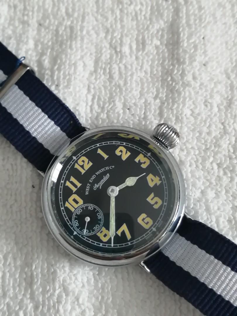 1409) West End Manual Winding Sub Second 41mm, Men's Fashion, Watches ...