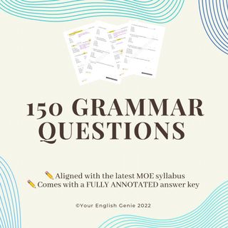 PSLE Grammar Guide / Notes + Practice Questions (Primary English ...