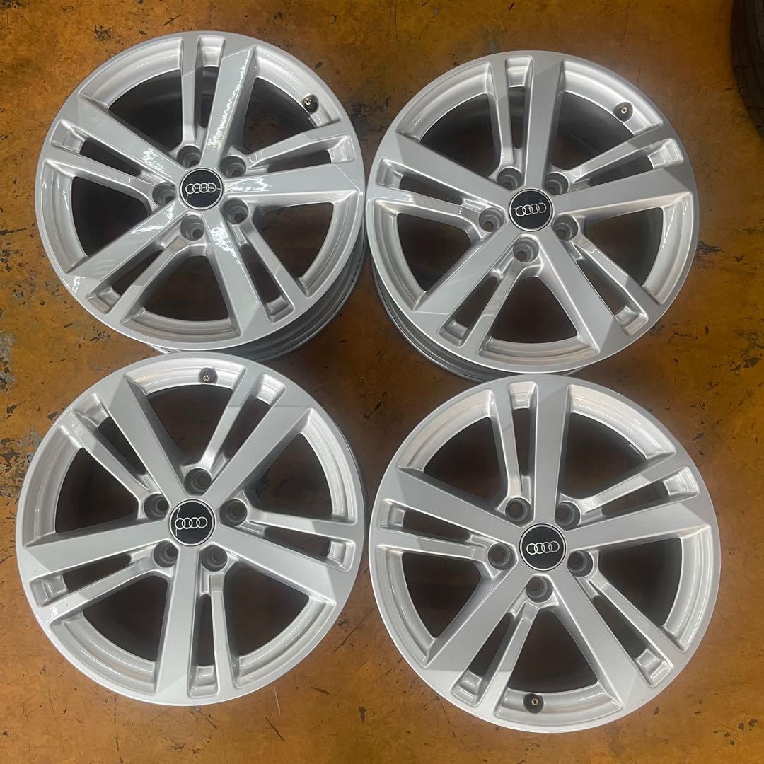 17” Audi Original Sport Rim, Car Accessories, Tyres & Rims on Carousell