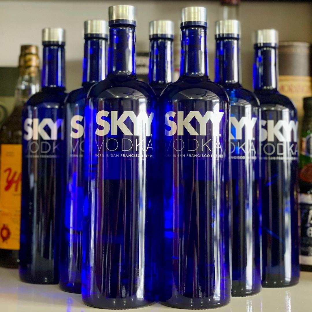 1L SKYY Vodka premium better than Absolut 1000ml, Food & Drinks ...