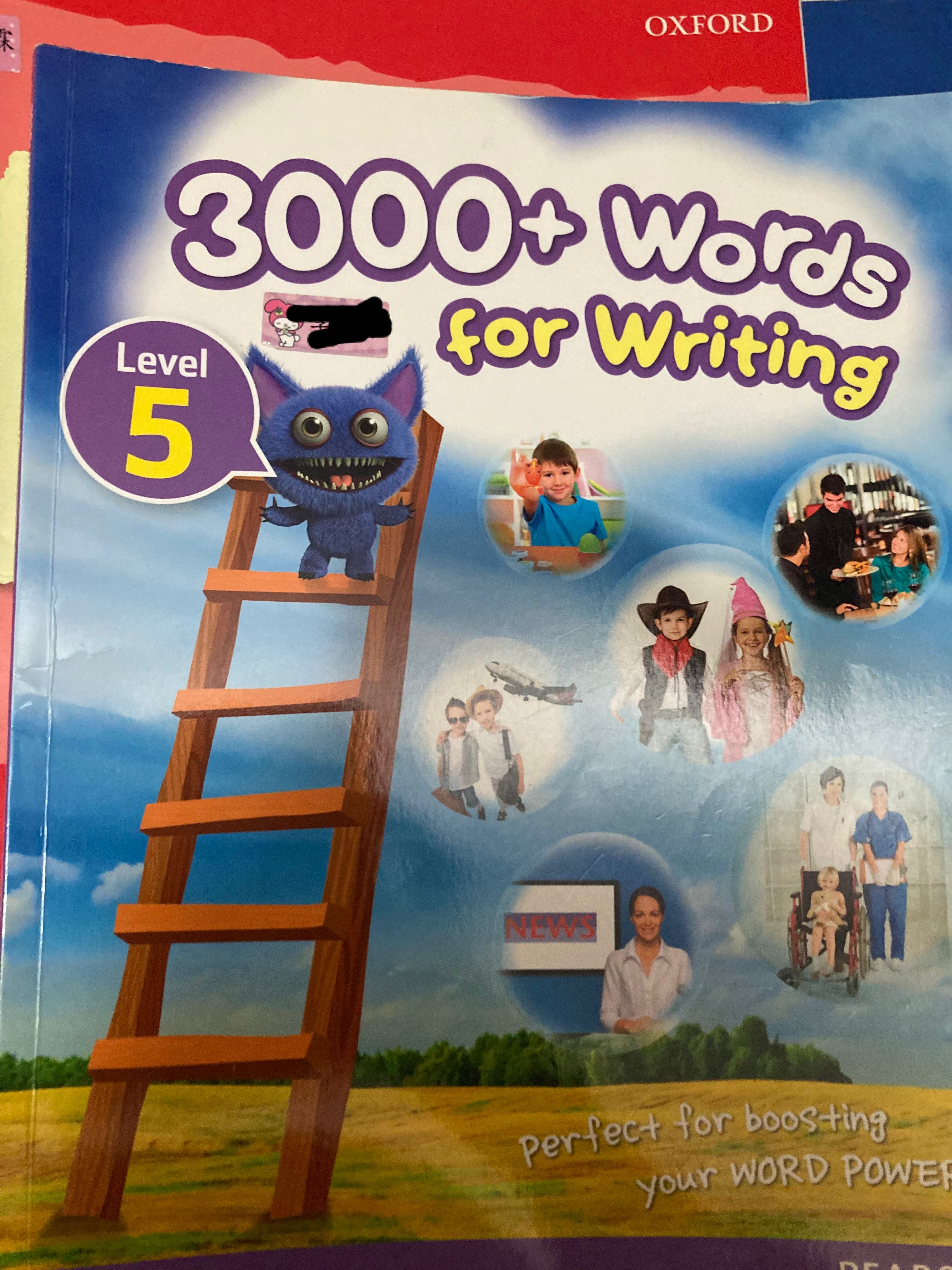 3000+ words for writing level 5/6, 興趣及遊戲, 書本 & 文具, 教科書 - Carousell