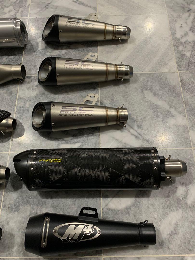 51MM MUFFLER EXHAUST MOTOR SUPERBIKE AKRA YOSHI TBR SC PROJECT ...