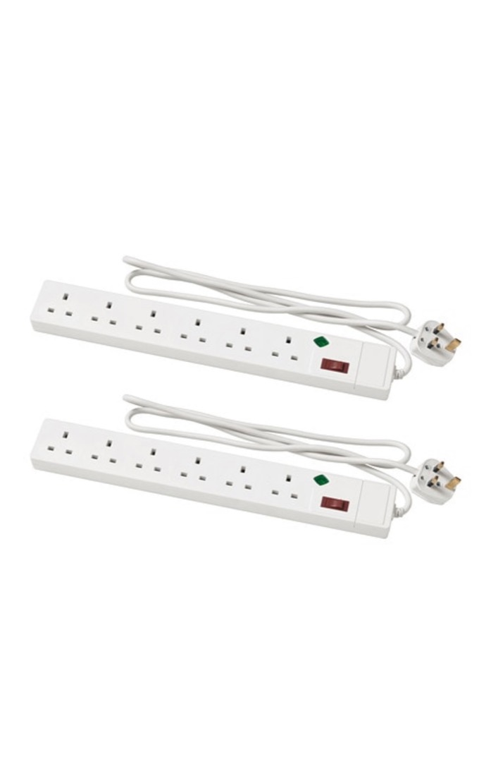 6-way socket with switch (IKEA), TV & Home Appliances, Electrical ...