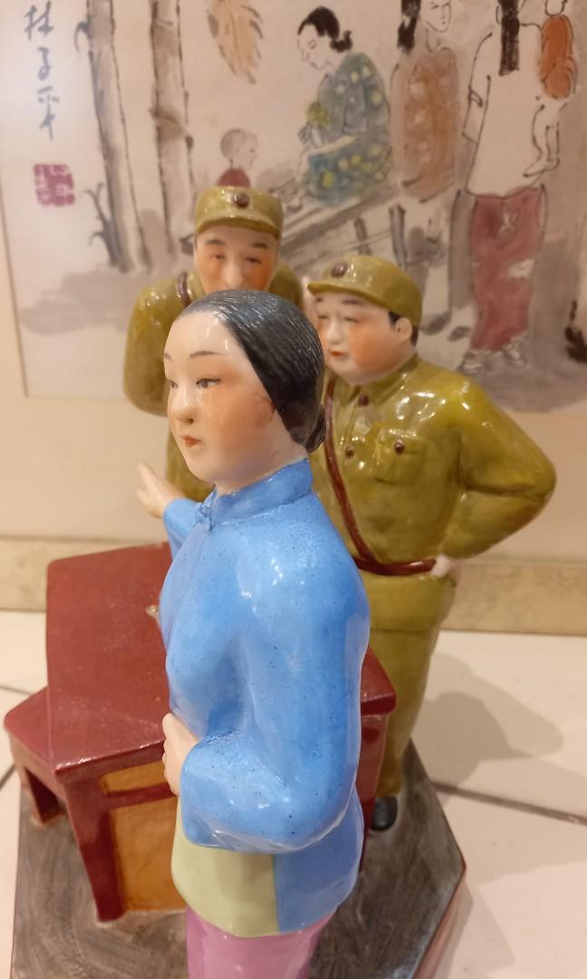 沙家浜陶瓷 Chinese opera Shajiabang Porcelain figurines, Hobbies & Toys ...