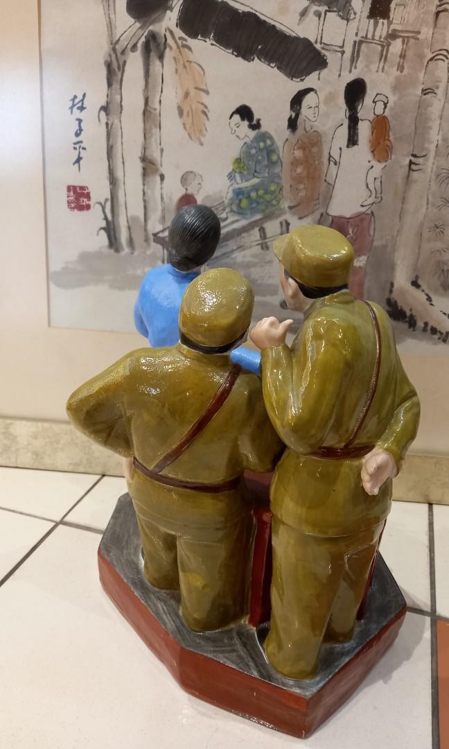 沙家浜陶瓷 Chinese opera Shajiabang Porcelain figurines, Hobbies & Toys ...