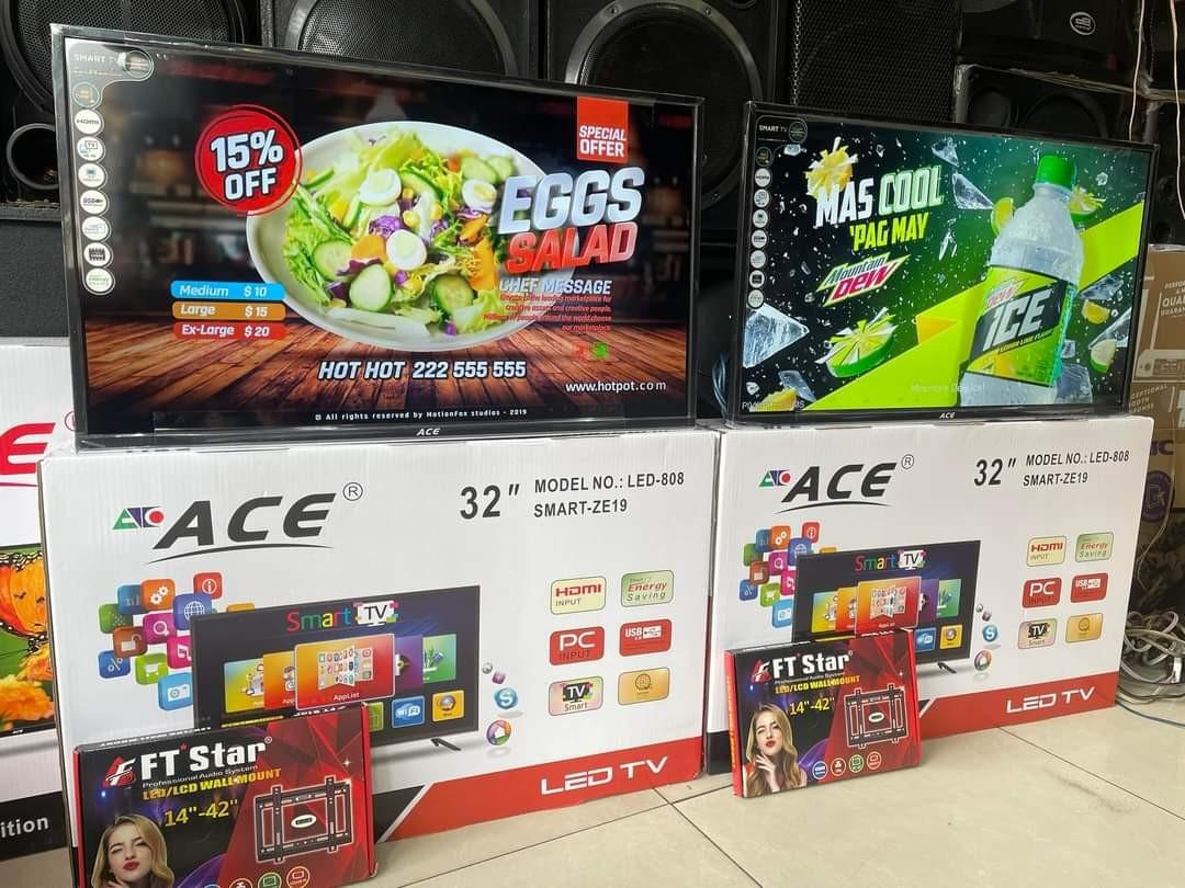 Ace 32 inches smart TV with bracket, TV & Home Appliances, TV ...