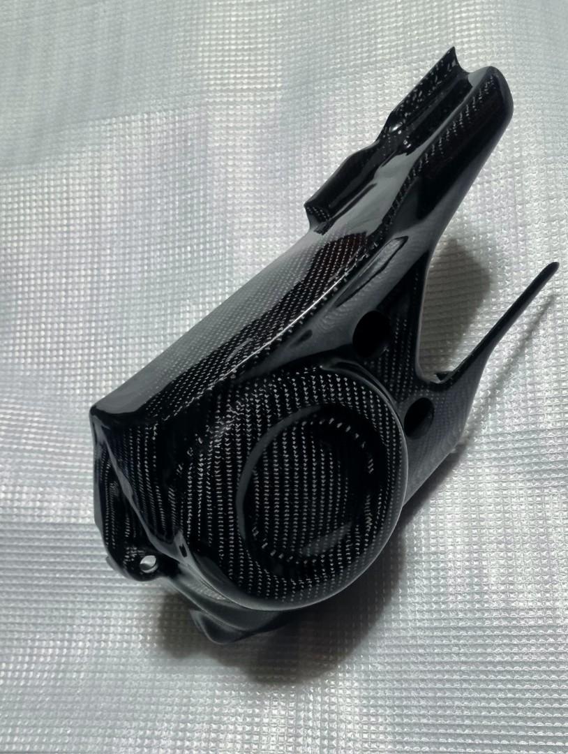 Aerox v1 custom cvt cover carbon fiber, Motorcycles, Motorcycle ...