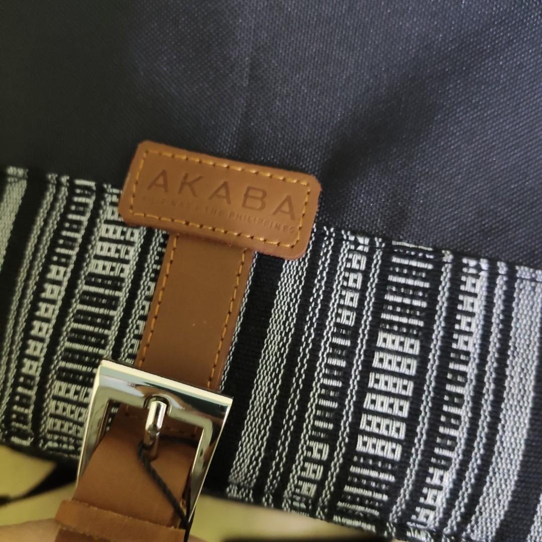 AKABA Sencillo Backpack in Black and White Sinaluan Weave, Men's ...