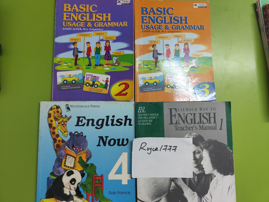 ALL 4! Basic English Usage & Grammar, Hobbies & Toys, Books & Magazines ...