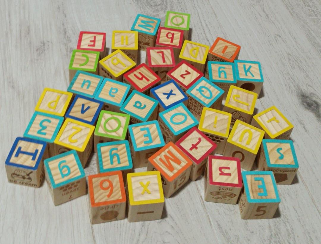 Alphabet letters blocks toys, Hobbies & Toys, Toys & Games on Carousell