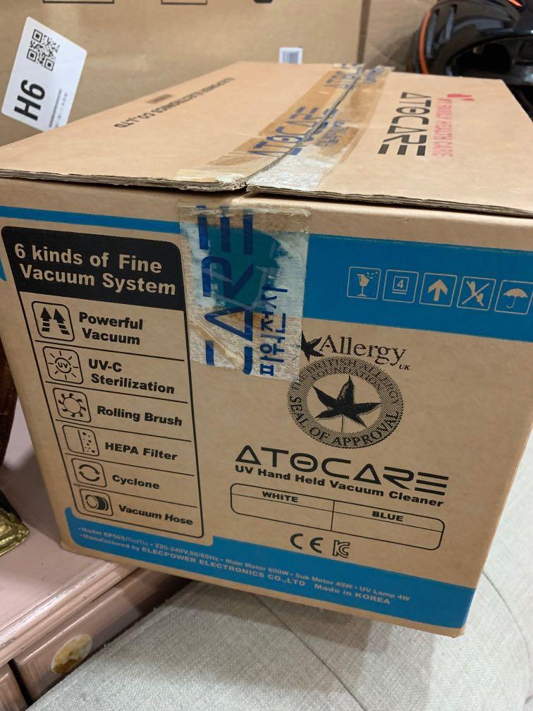 ATOCARE UV handheld vaccum, TV & Home Appliances, Vacuum Cleaner ...