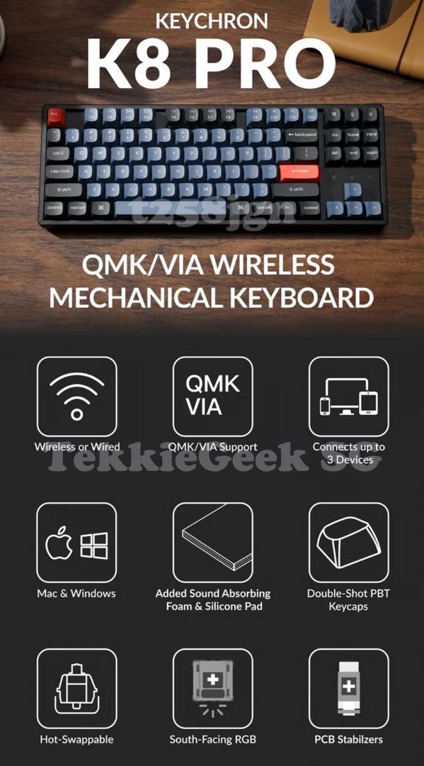 [SEPTEMBER PROMO - READ DESCRIPTIONS] KEYCHRON K8 PRO TKL / K4 v2 100 ...