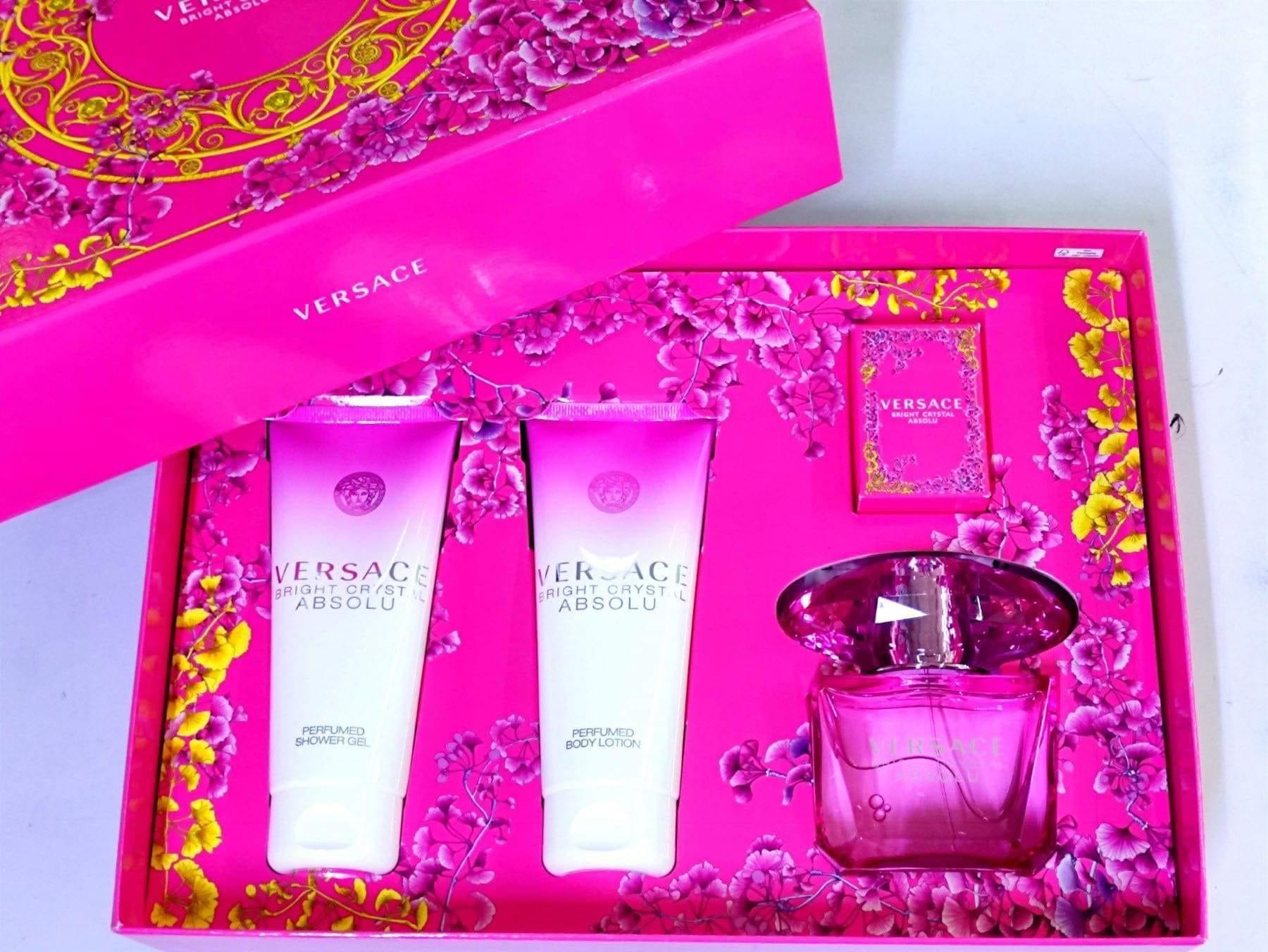 Authentic Versace Absolu perfume set 100 ML, Beauty & Personal Care ...