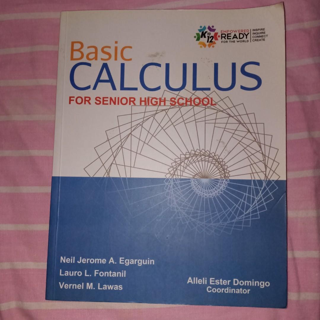 Basic Calculus SHS Textbook, Hobbies & Toys, Books & Magazines ...