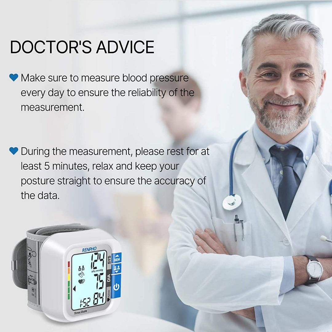 Blood Pressure Machines for Home Use, RENPHO Blood Pressure Monitor ...
