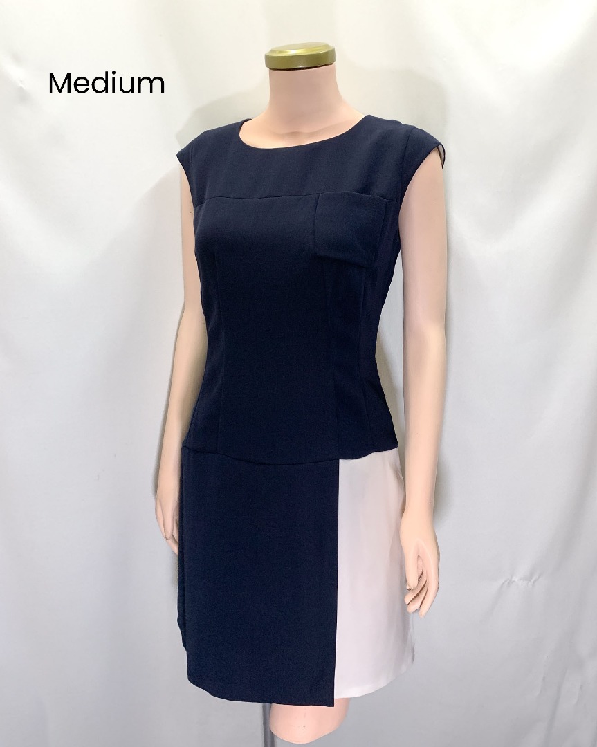 blue office dress, Women's Fashion, Dresses & Sets, Dresses on Carousell