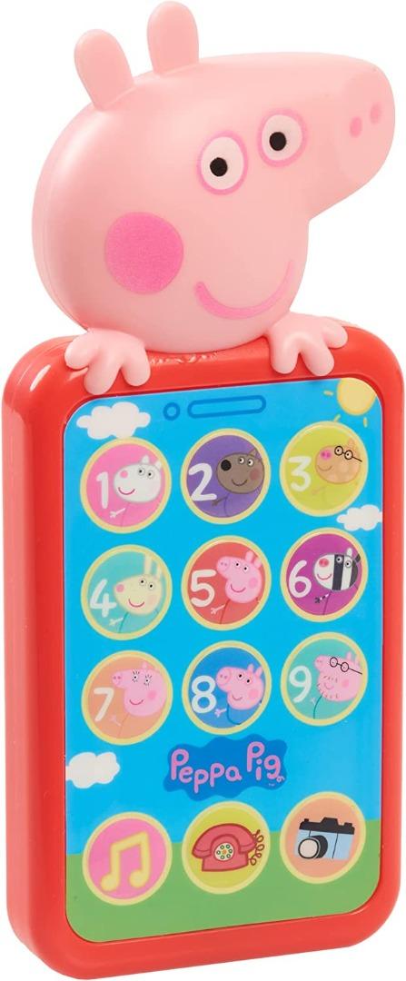 BNIB: Authentic Peppa Pig Have a Chat Cell Phone, Toy Phone with ...