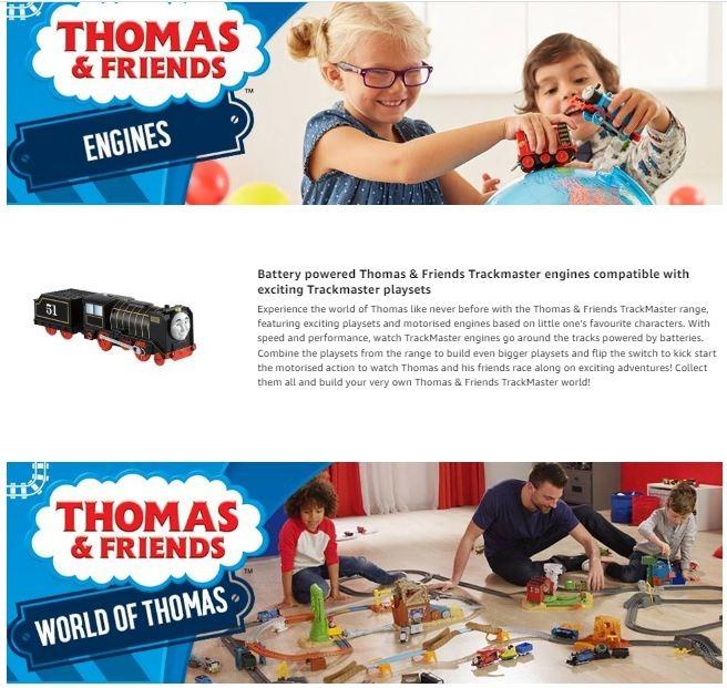 BNIB: Fisher Price Thomas & Friends TrackMaster, Motorized Hiro Engine, Hobbies & Toys, Toys ...