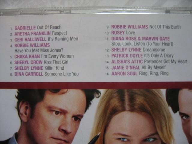 Bridget Jones's Diary BJ單身日記 (OST) CD (EU版) (Gabrielle, Aretha Franklin ...
