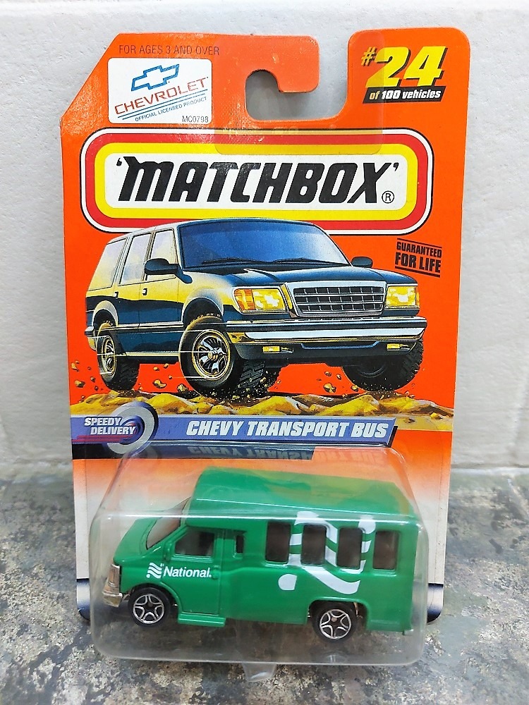 CHEVY TRANSPORT BUS - Matchbox 1998 Speedy Delivery Series, Hobbies ...