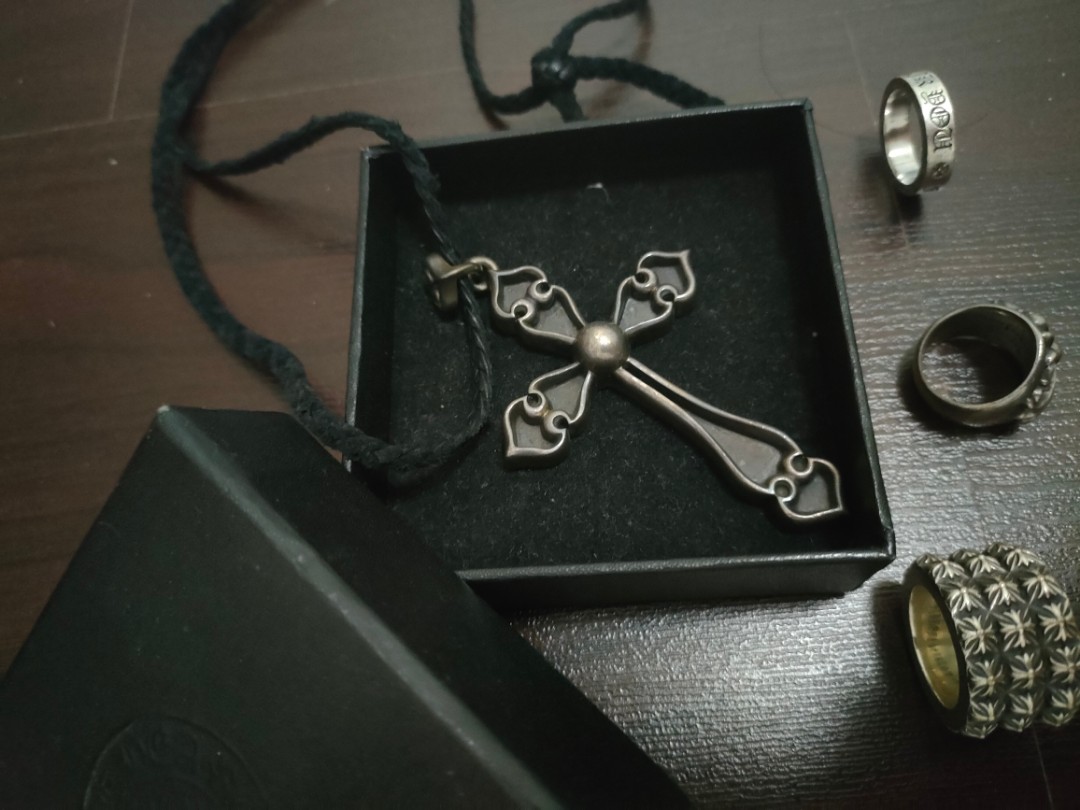 Chrome hearts Spade cross necklace, Luxury, Accessories on Carousell