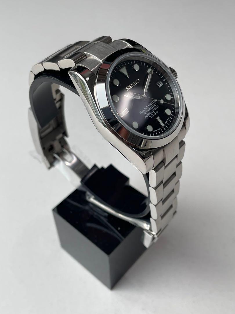 Custom Seiko Mod Explorer 1 Black 36mm, Men's Fashion, Watches ...